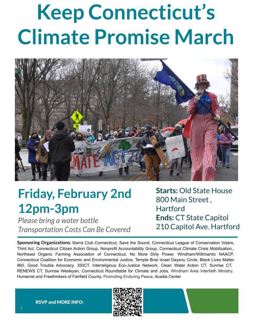March to Keep Connecticut's Climate Promise - CT NOFA